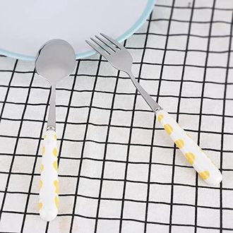 Generic Ensemble de Couverts de Cuisine avec Bo&icirc;te, Couteau, Fourchette, Cuill&egrave;re en Acier Inoxydable Massif de qualit&eacute; Sup&eacute;rieure, Mat&eacute;riau &eacute;paississant pour