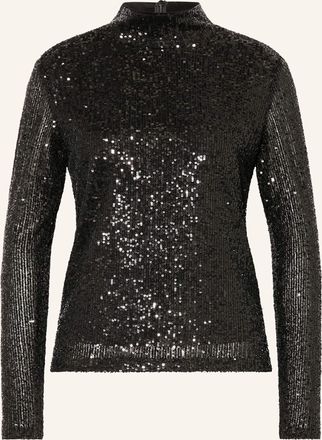 Mrs & Hugs Mrs & Hugs Longsleeve Mit Pailletten schwarz