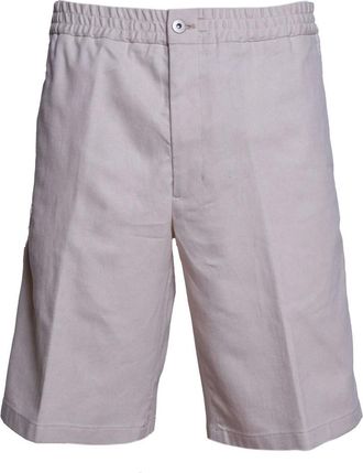 Paolo Pecora Homme, Shorts, Gris, Taille: L Bermuda avec Taille Couliss&eacute;e