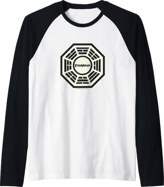 Lost Dunkles Dharma Logo Raglan