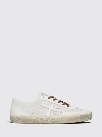 Premiata David Low-Top-Sneakers aus Leder und Wildleder mit gepolstertem Kn&ouml;chel