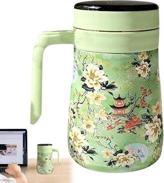 Generico Caf&eacute; CARAFE - 550 ml Caf&eacute; thermique vintage CARAFE - Temp&eacute;rature intelligente - Affichage de caf&eacute; Bot, distributeur de boissons pour boissons chaudes