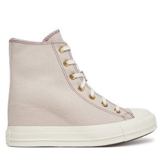 Converse Sneakers aus Stoff Converse Chuck Taylor All Star Wedge Platform Gold A12763C Rosa