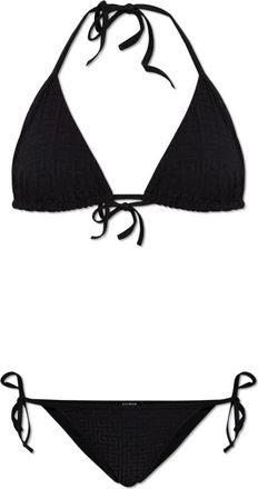 Balmain Femme, Maillots de bain, Noir, Taille: 42 FR Maillot de bain deux pi&egrave;ces