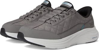 Skechers Mens Contour Foam Cozy Fit Hands Free Slip-in Sneaker, Charcoal/Black, 10.5 Wide