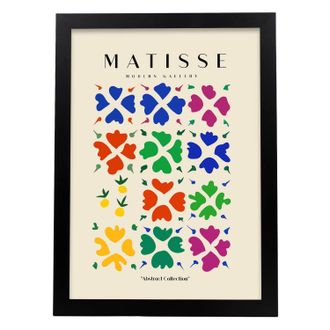 Nacnic Matisse Fauvismus Sammlung Poster 40. Illustrationen im Kunstausstellungsstil in Farbe f&uuml;r die Innendekoration. A3, ungerahmt