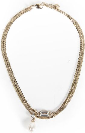 Alexander McQueen Skull & Crystal Necklace