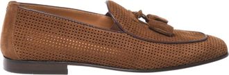 Baldinini Homme, Chaussures, Brun, Taille: 43 1/2 EU Mocassin en daim perfor&eacute;