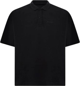 Champion Homme, Tops, Noir, Taille: L Polo Black Edition