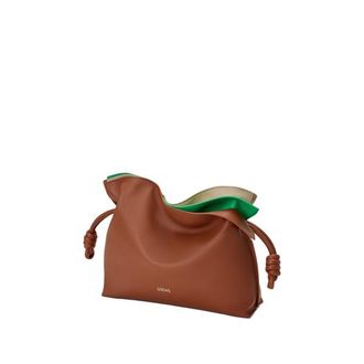 Loewe Flamenco clutch moyen &agrave; superpositions en cuir de veau nappa