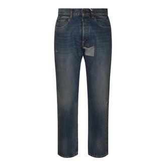 Maison Margiela Homme, Jeans, Bleu, Taille: W31 Jean Coupe Fusel&eacute;e
