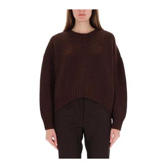 Staud Staud - Pull en maille &eacute;paisse - Femme - Pulls - Brun - Taille: 36 FR