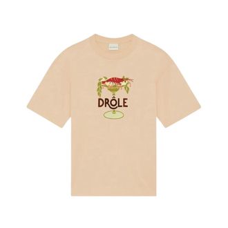 Dr&ocirc;le de Monsieur Homme, Tops, Beige, Taille: S Lobster Cup T-Shirt