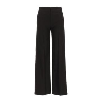 Forte_Forte Ma&szlig;geschneiderte Hose aus Wollmischung - - Trousers - Damen - Schwarzk - L