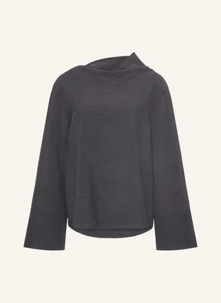 SOEUR Soeur Blusenshirt Laila Mit Seide grau