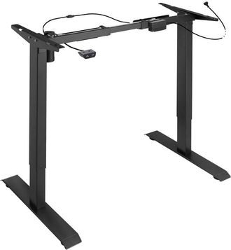 TecTake Tectake - Bureau assis debout r&eacute;glable en hauteur &eacute;lectrique 85-129 cm - Largeur 65 cm - Hauteur 71-121 cm - Acier rev&ecirc;tu par poudre - Moteur