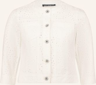 Betty Barclay Jeansjacke Mit 3/4-Arm weiss