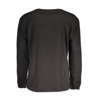 Tommy Hilfiger Logo-Embroidered Crew Neck Sweatshirt - Black