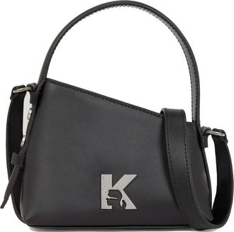 Karl Lagerfeld Karl Lagerfeld Jeans, Damen, Geo Mini Bag Leder, Schwarz, One size