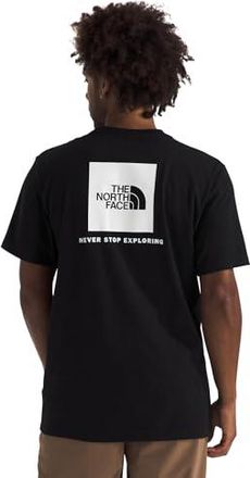 The North Face T-Shirt S/S Core Box NSE pour Homme, TNF Noir/TNF Blanc, Taille L