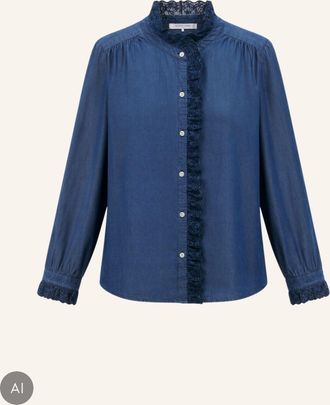 Gerard Darel Bluse Loupy blau