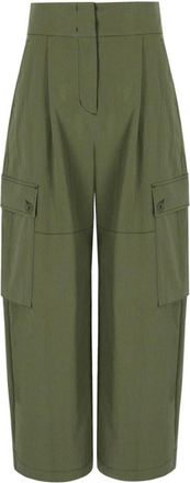 Max Mara Femme, Pantalons, Vert, Taille: 38 FR Aquila Cargo Pantalons