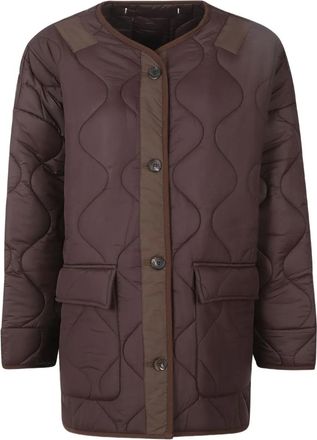 Frankie Shop Teddy quilted jacket - Braun