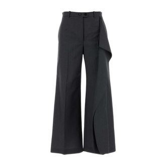 Jil Sander Weite Hose - - Trousers - Damen - Grau - M