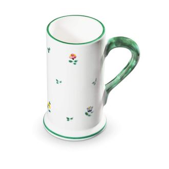 Gmundner Keramik Bierkrug F&uuml;llmenge : 0.5 Liter Streublume Geschirr, handgemacht in &Ouml;sterreich