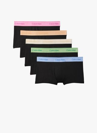 Calvin Klein Lot de 5 cale&ccedil;ons en coton m&eacute;lang&eacute;