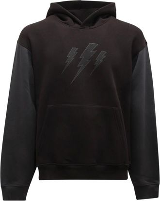 Neil Barrett Homme, Sweatshirts et sweats &agrave; capuche, Noir, Taille: M Nbv7Js206A V518S SweaT-shirt