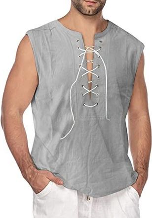 Generic LAOSU D&eacute;bardeur Transpirant Debardeur Polymere Maillot De Corps Homme Sold&eacute;s Pagne Veste sans Manche Foot Course A Pied Running Baseball Manche, 06-gr