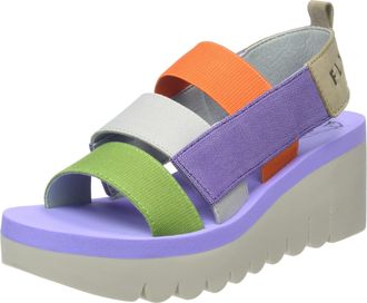 FLY London Fly London Damen Yere847fly Sandale, Multi Viola, 37 EU
