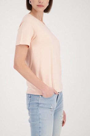 Monari Rundhalsshirt mit Glitzerkante