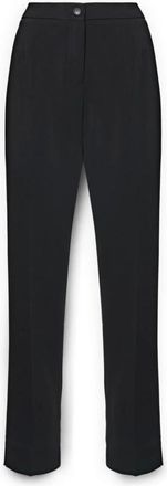 Elena Miro Femme, Pantalons, Noir, Taille: 56 FR Pantalon Droit en Cady