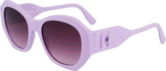 Karl Lagerfeld Femme, Accessoires, Violet, Taille: ONE Size Lunettes de soleil inject&eacute;es avec protection UV