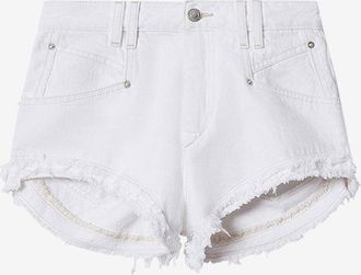 Isabel Marant Short Eneidala - Femme - Blanc - Taille 34 - Isabel Marant