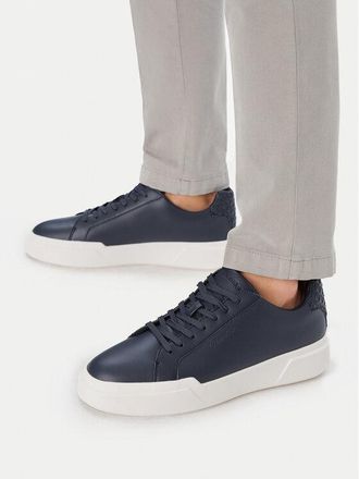 Calvin Klein Sneakers Chunky Cupsole Laceup Lth Bt Aop HM0HM02070 Dunkelblau