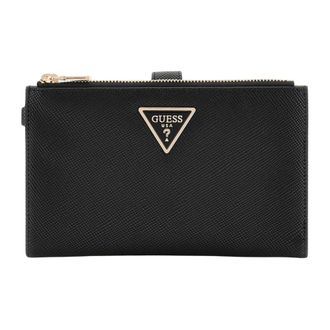 Guess Femme, Accessoires, Noir, Taille: ONE Size Laurel II SLG Double Zip Organizer