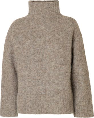 Selected Slfgabriella Ls Knit High Neck Noos