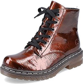 Rieker Bottes &agrave; lacets pour femme 78240, Marron 25, 38 EU