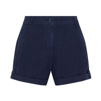 Vilebrequin Femme, Shorts, Bleu, Taille: 40 FR Lee Linen Bermuda Shorts