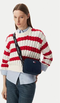 Tommy Jeans Handtasche Tjw Ess Daily Crossover AW0AW18769 Dunkelblau