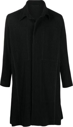 Issey Miyake Homme, Manteaux, Noir, Taille: L Manteaux Crois&eacute;s