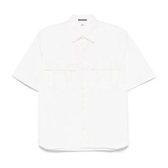 C.P. Company Kurzarmhemd Metropolis Serie - - Shirts - Herren - Wei&szlig; - S