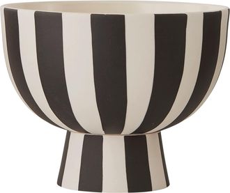 OYOY Stilvolle Eleganz für Ihr Zuhause - Die Toppu Mini-Schale in Weiß/Schwarz