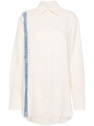 J.W.Anderson chemise à bandes logos - Tons neutres
