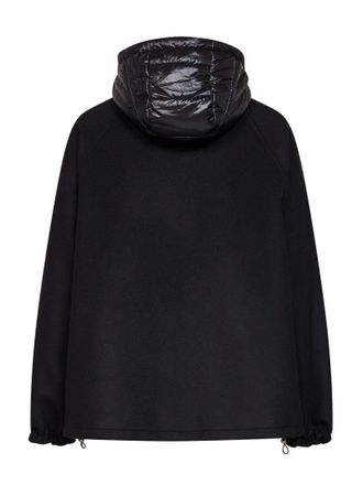 Herno Virgin Wool & Nylon Hybrid Jacket - Black