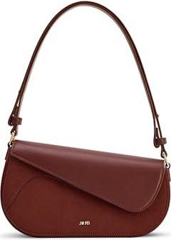 JW PEI Addisyn Sac bandouli&egrave;re pour femme - Daim Synth&eacute;tique Panel&eacute; Marron Moka