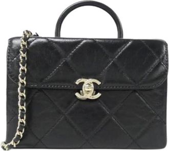 Chanel Sac &agrave; main Vintage Pre-owned - Femme - Pre-owned - Noir - Taille: ONE Size